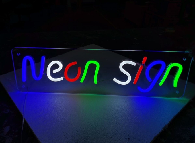 Indoor LED Flex Neon Channel Letter Signs PANTONE / RAL Color