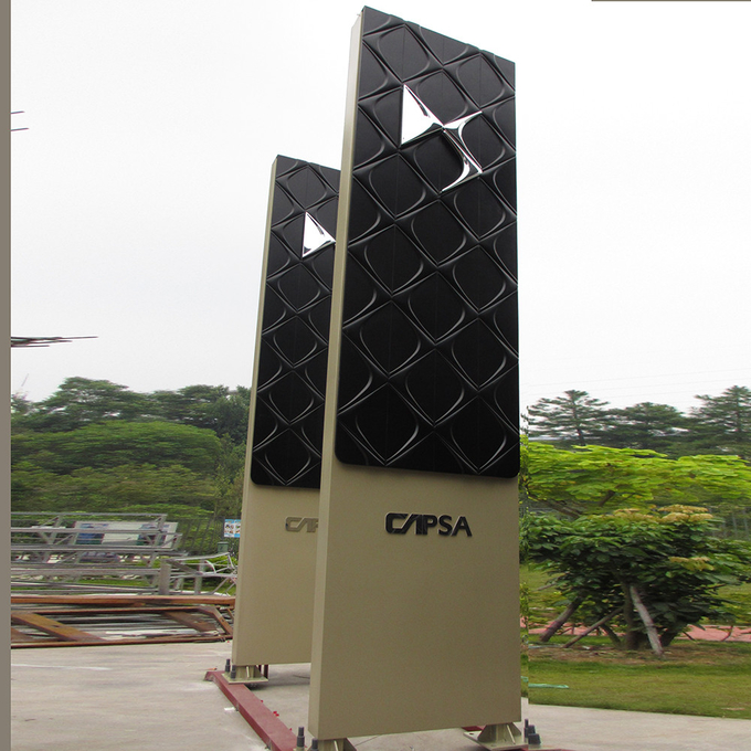 Gas Station Digital Pylon Sign Illuminated 8500mm Provide Soft Copy ...