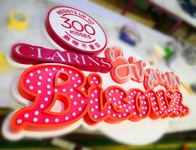 3D LED Letter Signs 3-7.5cm Depth 35000hrs Lifetime PMS/RAL/MATHEWS