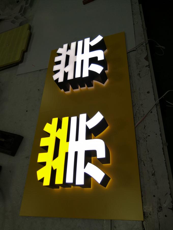3D LED Letter Signs 3-7.5cm Depth 35000hrs Lifetime PMS/RAL/MATHEWS