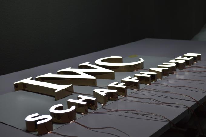 Diy Metal Embossing Letters , Acrylic Front Lit Channel Letters